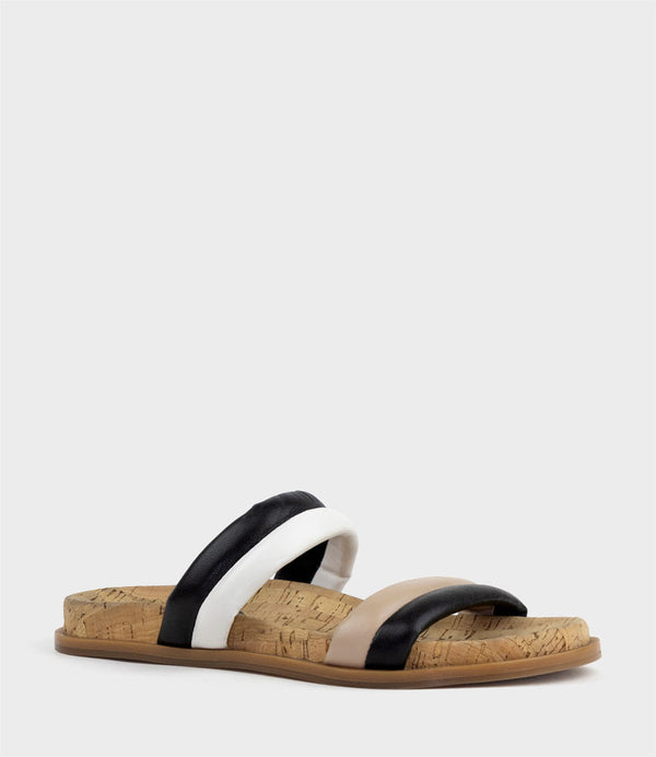 KINALA Two Strap Slide on Unit in Neutral Multi - Edward Meller