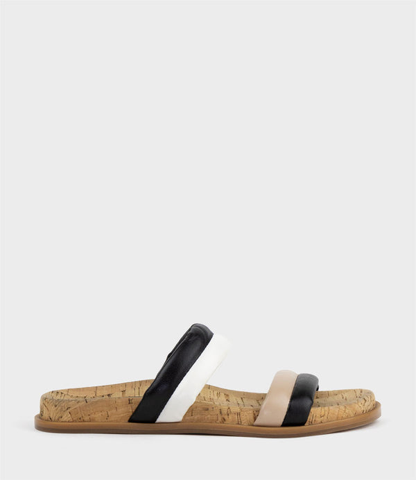 KINALA Two Strap Slide on Unit in Neutral Multi - Edward Meller